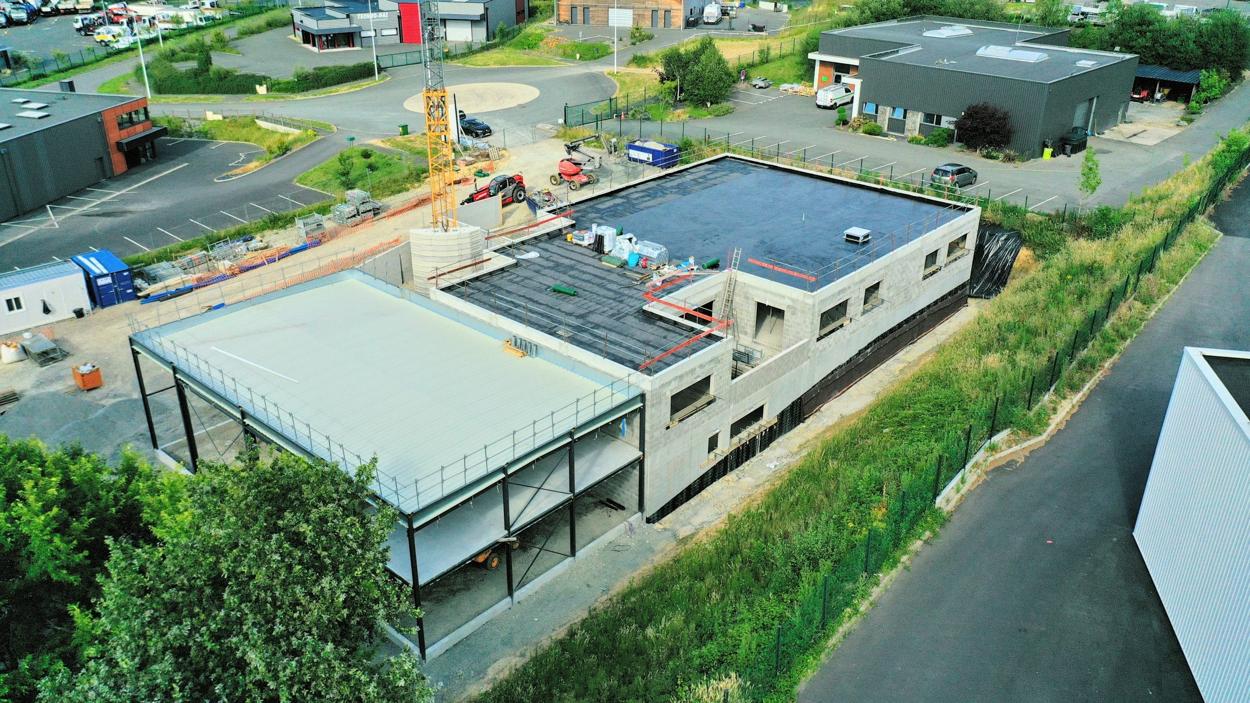 Nouveau bâtiment en cours de construction - Premium